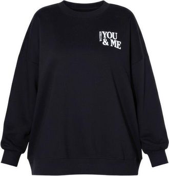 STUDIO UNTOLD Sweatshirt Sweatshirt oversized Color-Hearts auf dem R&uuml;cken