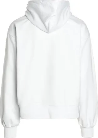 GCDS College Logo Print Hoodie - White