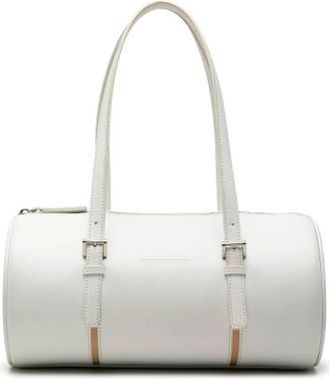 Burberry Sac bandouli&egrave;re vintage Pre-owned - Femme - Pre-owned - Blanc - Taille: ONE Size