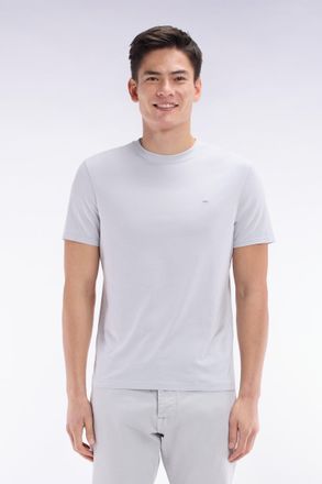 Eden Park T-shirt Gris Clair Coupe Droite