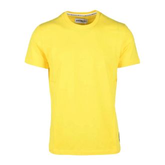 Dirk Bikkembergs Homme, Tops, Jaune, Taille: M T-shirt coton &eacute;lasthanne