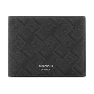 Ferragamo Homme, Accessoires, Gris, Taille: ONE Size Monogram Wallet