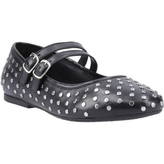 Hush Puppies Nixie Lederschuhe für Damen in Schwarz