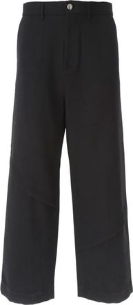 Andersson Bell Homme, Pantalons, Noir, Taille: XL Camtton Twill Wool Pantalons