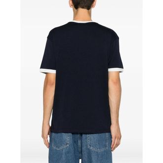 Dr&ocirc;le de Monsieur Organic Cotton Logo T-Shirt - Navy