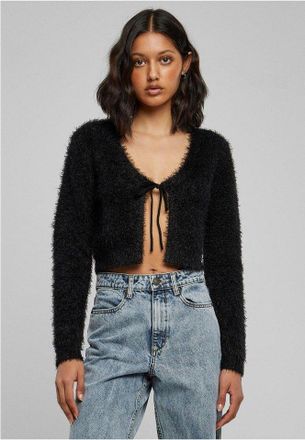 Urban Classics Cardigan Ladies Tied Cropped Feather Cardigan