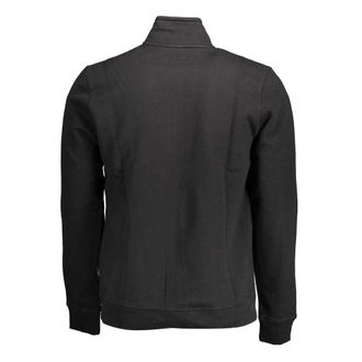 Napapijri Zip-Front Cotton Sweatshirt - Black