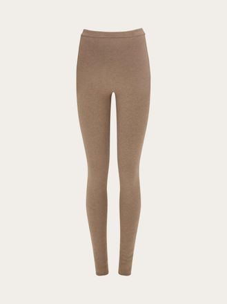 Ferragamo Damen Leggings aus Jersey Beige