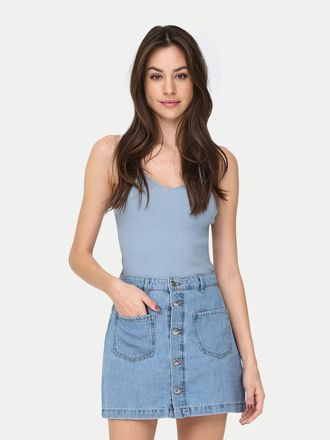 Jacqueline de Yong Top Nanna 15180497 Himmelblau Slim Fit