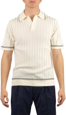 Daniele Fiesoli Homme, Tops, Beige, Taille: M Polo