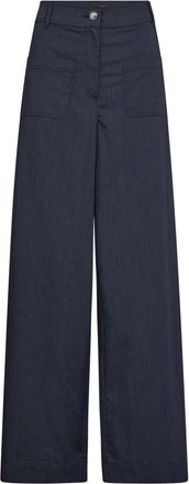 Mos Mosh MOS Mosh, Femme, Pantalons, Bleu, Taille: 42 FR Wide Pantalons