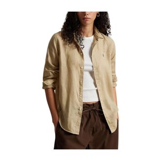 Polo Ralph Lauren Damen, Blusen & Hemden, Beige, SGr&ouml;&szlig;e
