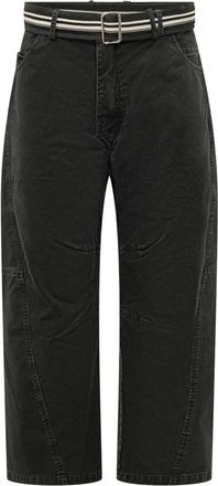 Mordecai Mordecai, Homme, Jeans, Noir, Taille: L Pantalon Large