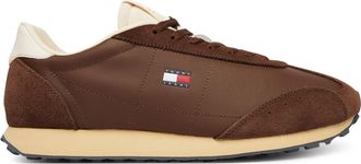 Tommy Jeans Sneakers Tommy Jeans Tjm Retro Runner Archive Mix Mat EM0EM01763 Braun