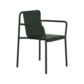 Tiptoe Fauteuil de repas empilable Panorama - Vert - Acier thermolaqué