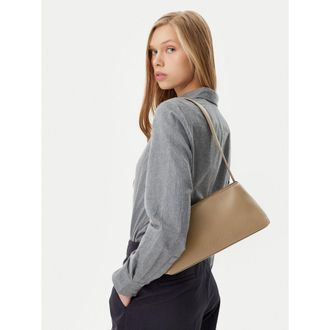 Calvin Klein Handtasche Calvin Klein Embossed Logo Shoulder Bag K60K612550 Beige