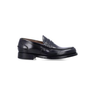 Green George Polierte Leder Penny Loafer - - Shoes - Herren - Schwarzk - 44 EU