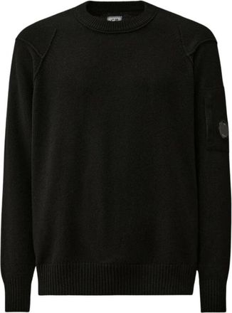 C.P. Company C.p. Company, Homme, Pulls, Noir, Taille: S Maglia Paricollo