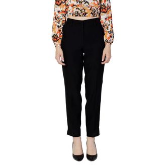 Only Only, Femme, Pantalons, Noir, Taille: 44 FR Pantalon Cigarette en Polyester