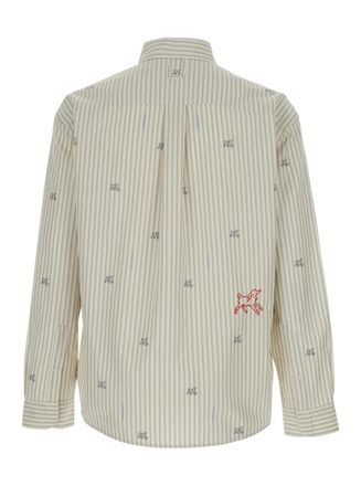Jacquemus Mens Shirt Simon Beige Cotton