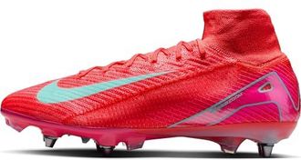 Nike Nike Mercurial Superfly 10 Elite SG-Pro Chaussures de Football Montantes pour Homme, Ember Glow Aurora Green, 42.5 EU