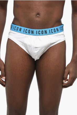 Dsquared2 ICON Stretch Cotton Brief with Contrasting Logoed Band size Xxl