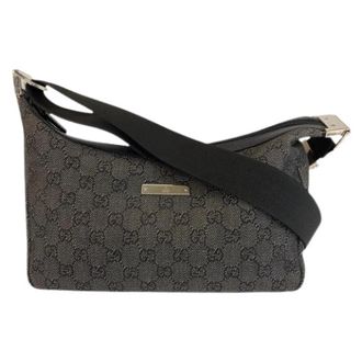 Gucci Pre-owned GG Canvas Schultertasche - - Pre-owned - Damen - Schwarzk - ONE SIZE