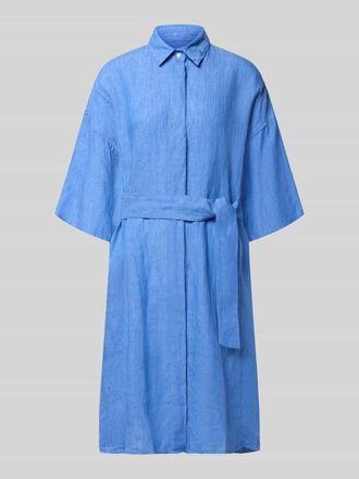 0039 Italy Regular Fit Leinenkleid aus reinen Leinen Modell Derby