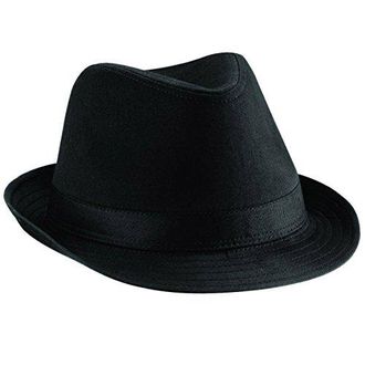 Beechfield Chapeau Fedora - Noir - Medium