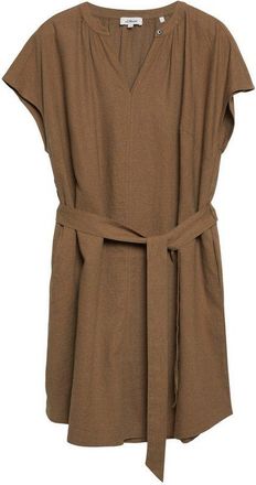 s.Oliver Minikleid Kleid Leinenmix-Kleid mit Eingrifftaschen
