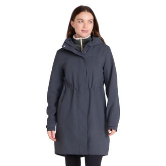 Mountain Warehouse Harbour Parka f&uuml;r Damen, Wasserfest (Holzkohle)