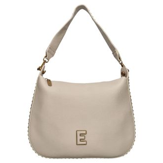 Ermanno Scervino Hammered Faux Leather Schultertasche - - Bags - Damen - Beige - ONE SIZE