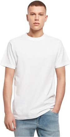 Build Your Brand Premium Combed Jersey T-Shirt, Blanc, XXL Homme