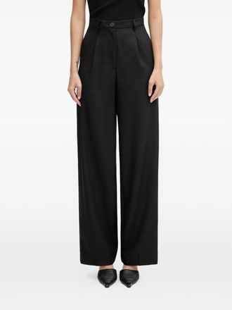 Fiorucci button pleated trousers - Schwarz