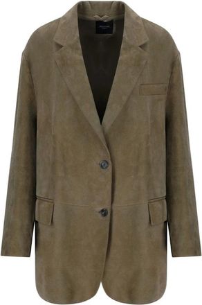 Max Mara Femme, Vestes, Beige, Taille: 40 FR Cedro Veste Blazer Crois&eacute;e