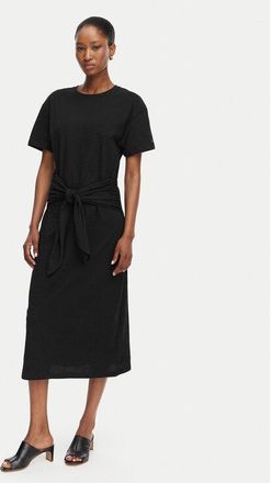 Tommy Hilfiger Kleid f&uuml;r den Alltag WW0WW48747 Schwarz Relaxed Fit
