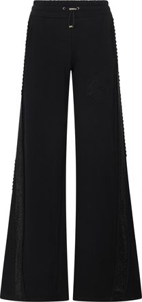 Philipp Plein Skater Fit Tracksuit Pants Strass Band