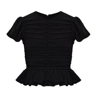 Rotate Draped Top - - Blouses & Shirts - Damen - Schwarzk - S