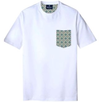 Riviera & Bar Homme, Tops, Blanc, Taille: S T-shirt Riviera