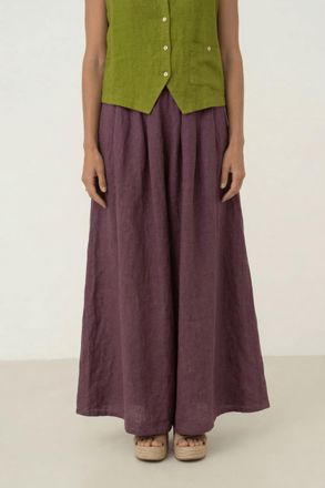 N&auml;z Damen vegan Rock Freya Aubergine