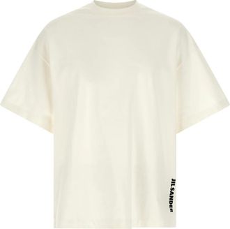 Jil Sander Homme, Tops, Blanc, Taille: XL T-Chemises