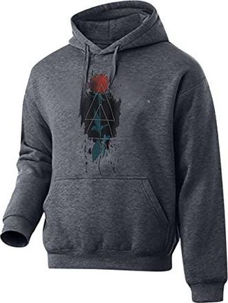 Generic Manteau en peluche décontracté pour homme - Hauts moelleux - Automne et hiver - Motif de lettre décontracté imprimé avec du velours pour la vie quotid