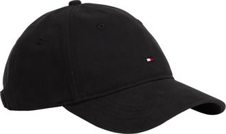 Tommy Hilfiger Damen Cap Flag Soft Panel aus Baumwolle, Schwarz (Black), Einheitsgröße