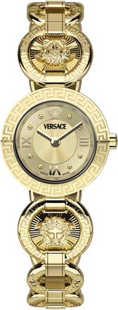 Versace Femme, Accessoires, Jaune, Taille: ONE Size Montre Intemporelle