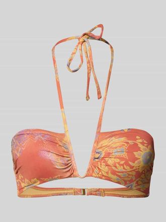 Lauren Ralph Lauren Bikini-Oberteil mit Neckholder Modell MEDALLION SHIMMER SHIRRED