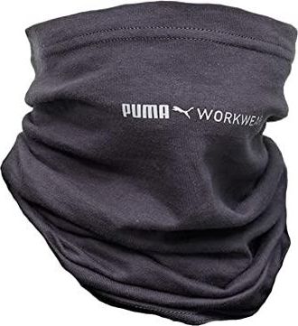 Puma Workwear Foulard Multifonctionnelle Unisexe - Tour de Cou - Protège-Col - Coupe-Vent - Idéal pour le Travail en Extérieur - Ébène