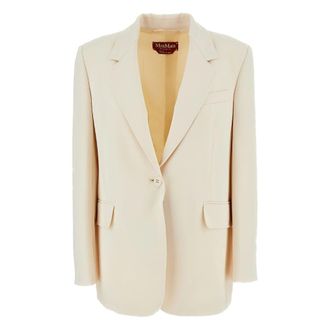 Max Mara Einreihiger Blazer - - Jackets - Damen - Beige - XS