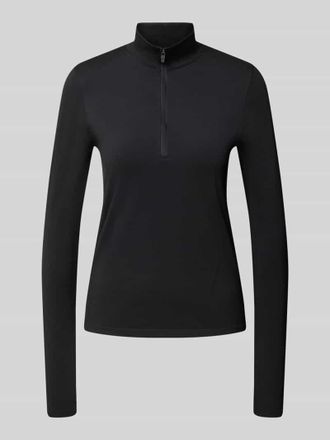 Fabletics Slim Fit Longsleeve mit Troyer-Kragen Modell FEATHER