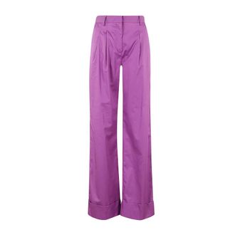 Andamane Nathalie Wide-Leg Hose - - Trousers - Damen - Lila - XS