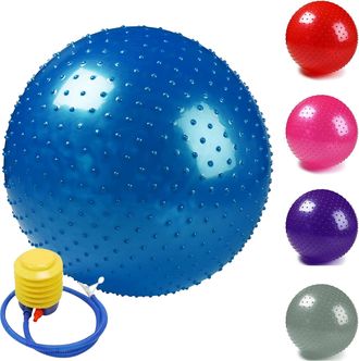 Endless 55 cm Yogaball | Dicker Anti-Burst Gymnastikball aus PVC | Ideal f&uuml;r Yoga, Pilates, Fitness & Balance-Training | Stabiler Balanceball-Stuhl f&uuml;r M&auml;nner